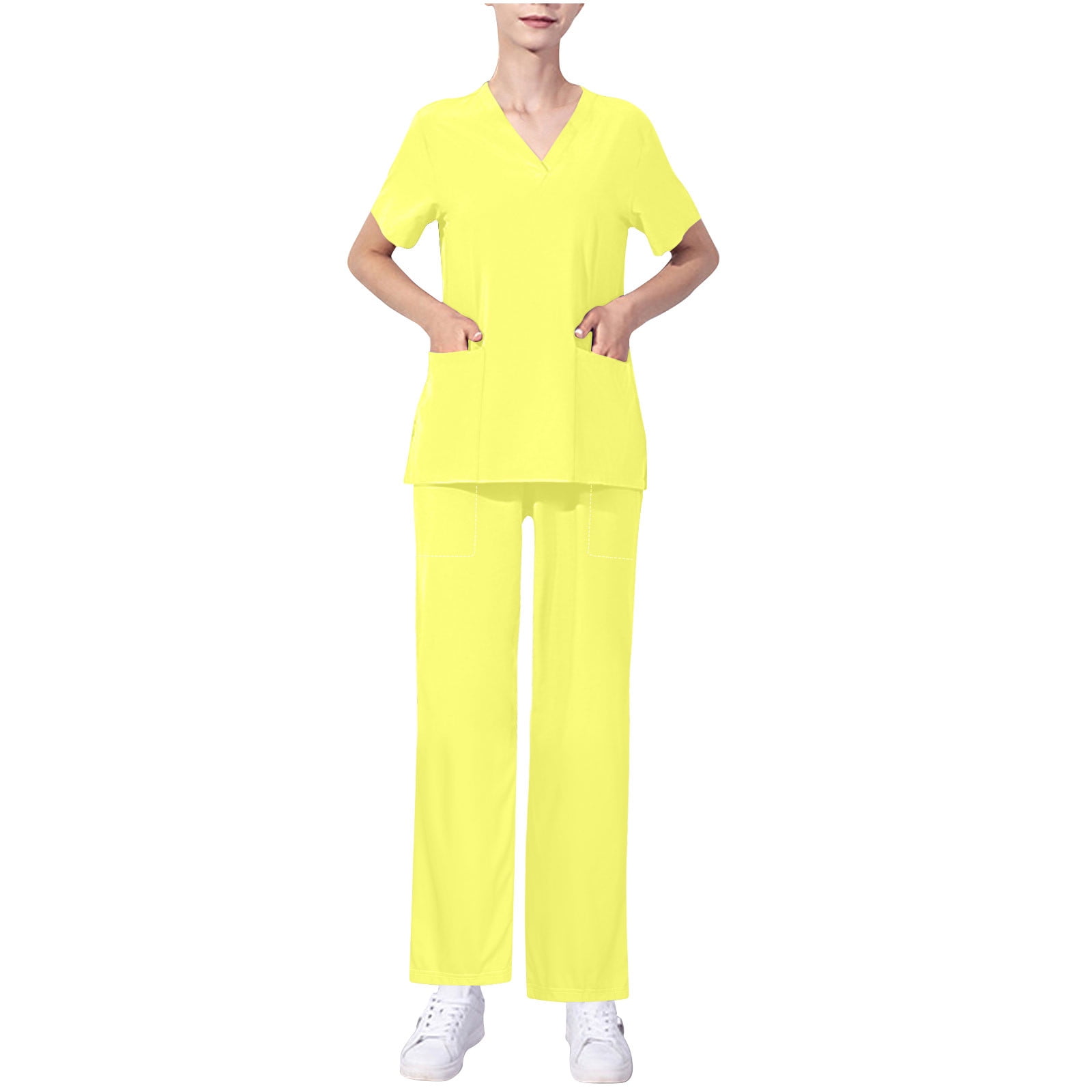 Samickarr Nursing Uniforms Scrubs Sets For Woman And Man Clearance Plus ...