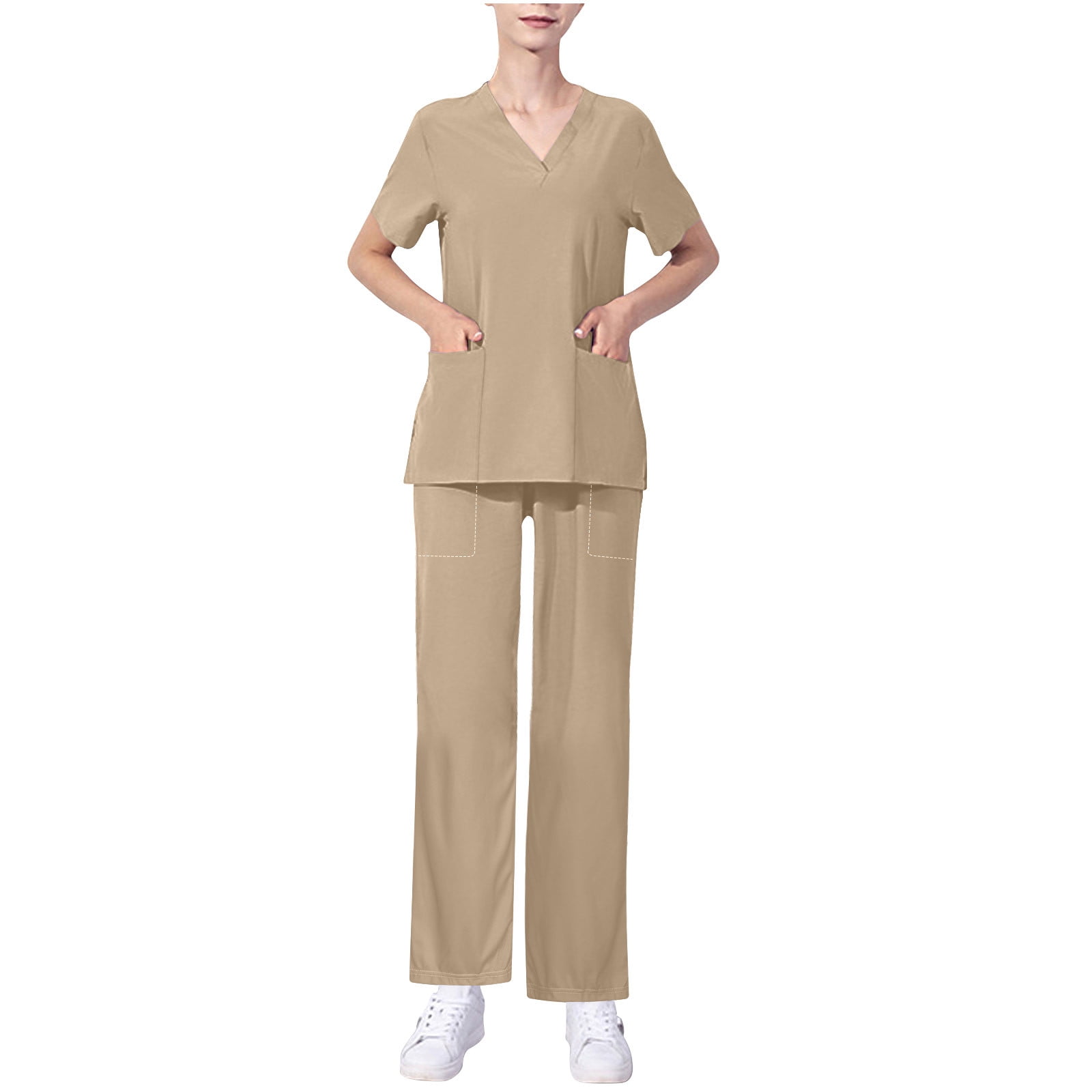 Samickarr Nursing Uniforms Scrubs Sets For Woman And Man Clearance Plus ...