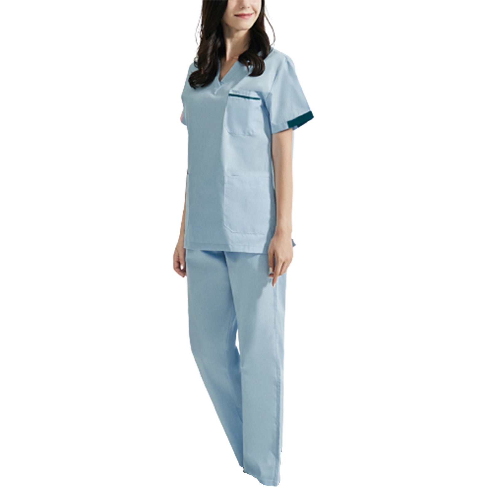 Samickarr Nursing Uniforms Scrubs Sets For Woman And Man Clearance Plus ...