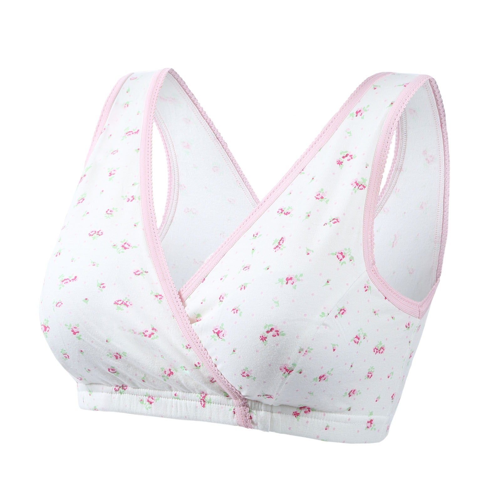 Samickarr Wireless Maternity Bras for Women Cotton Breast-Feeding ...