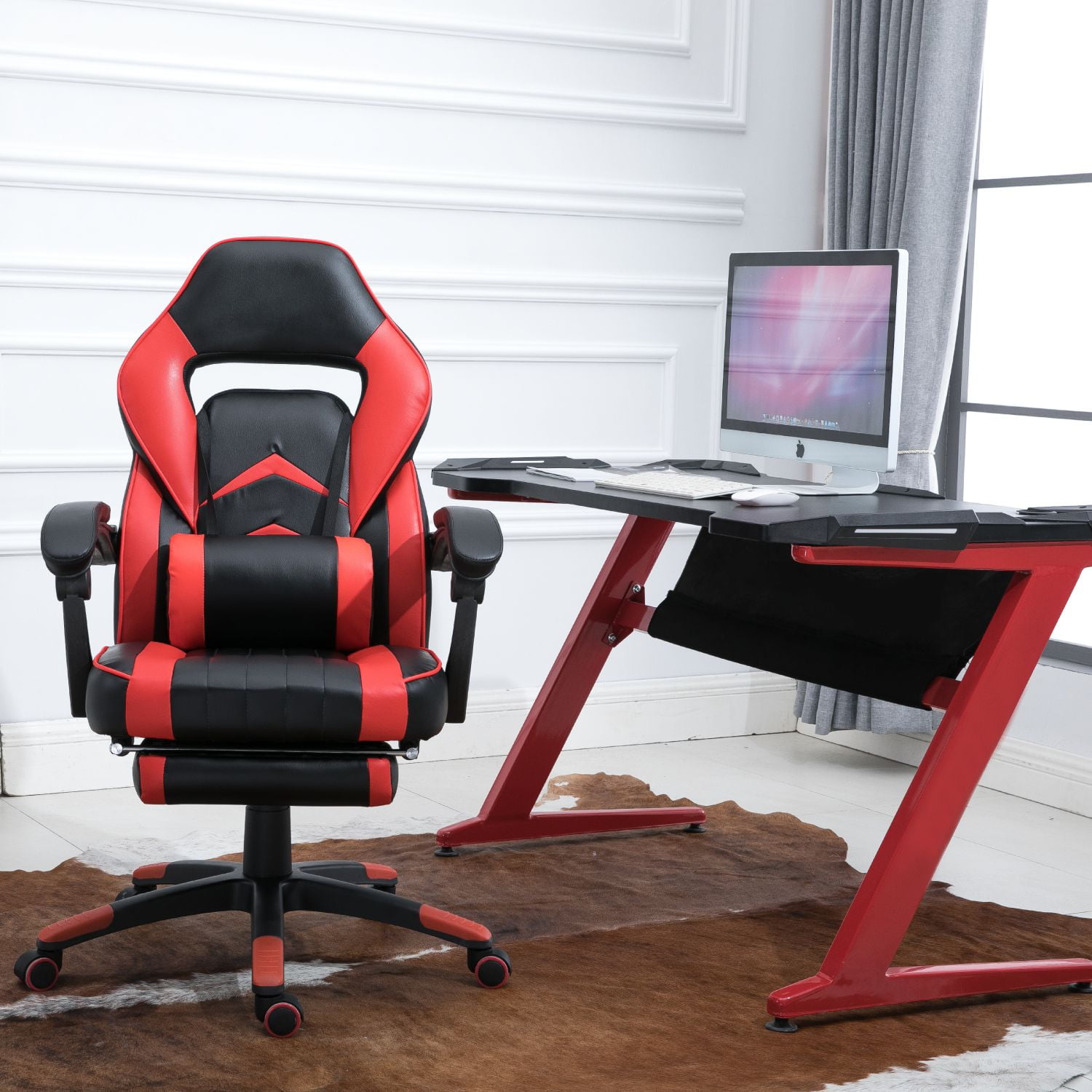 Samincom Ergonomic High-Back Large Size Gaming Office Chair Swivel ...