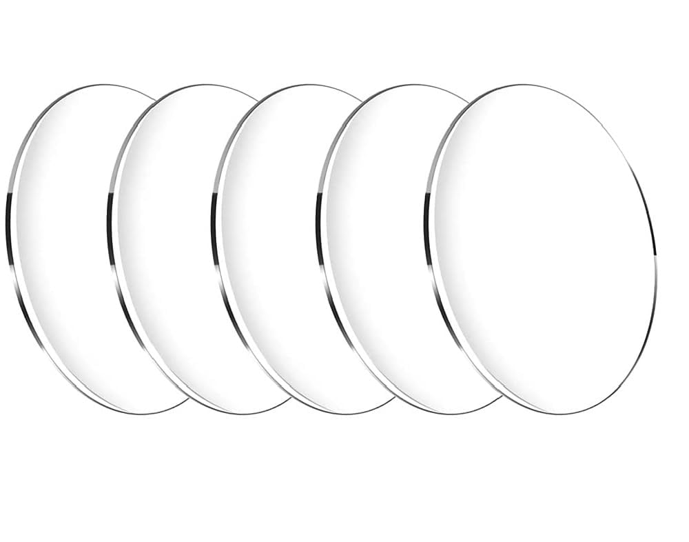 Samip 5 Pieces Clear Circle Acrylic Sheets 18 Thickness 5 Inch ...