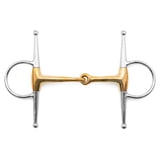 Jeffers Equine Full Cheek Snaffle Horse Bit, 5" Copper Mouth ...