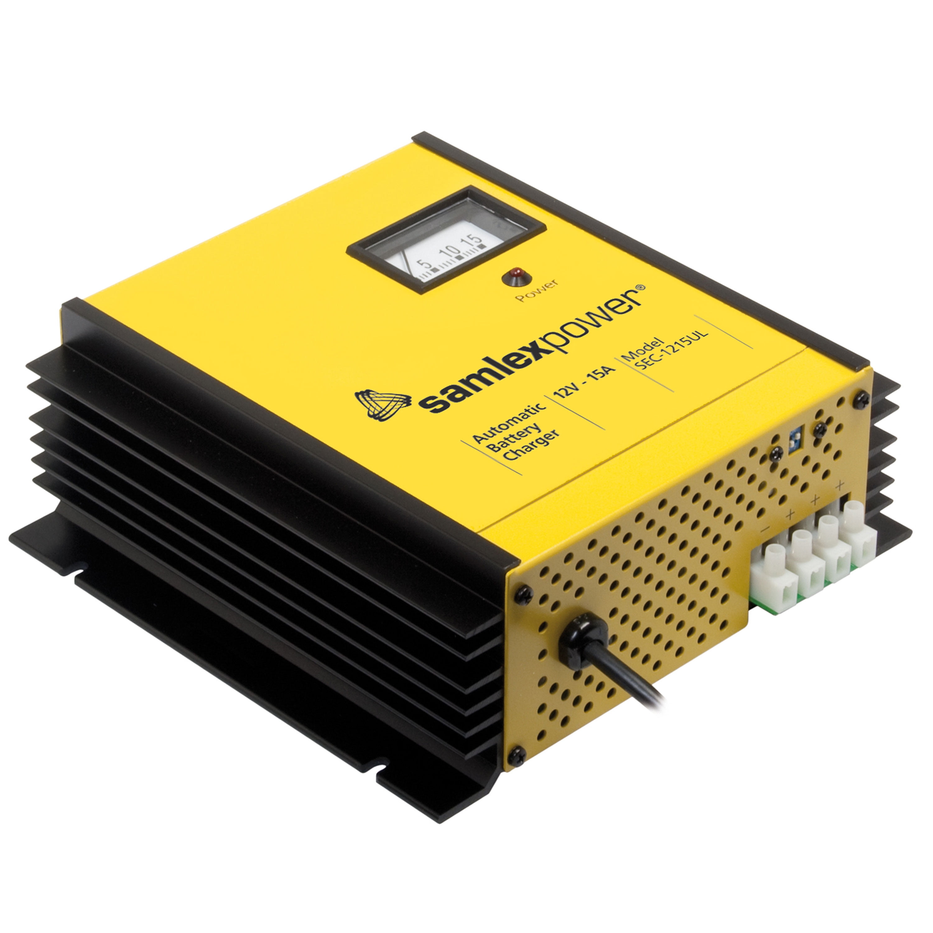 Samlex America SEC-1215UL Battery Charger - 12V / 15 Amp - Walmart.com