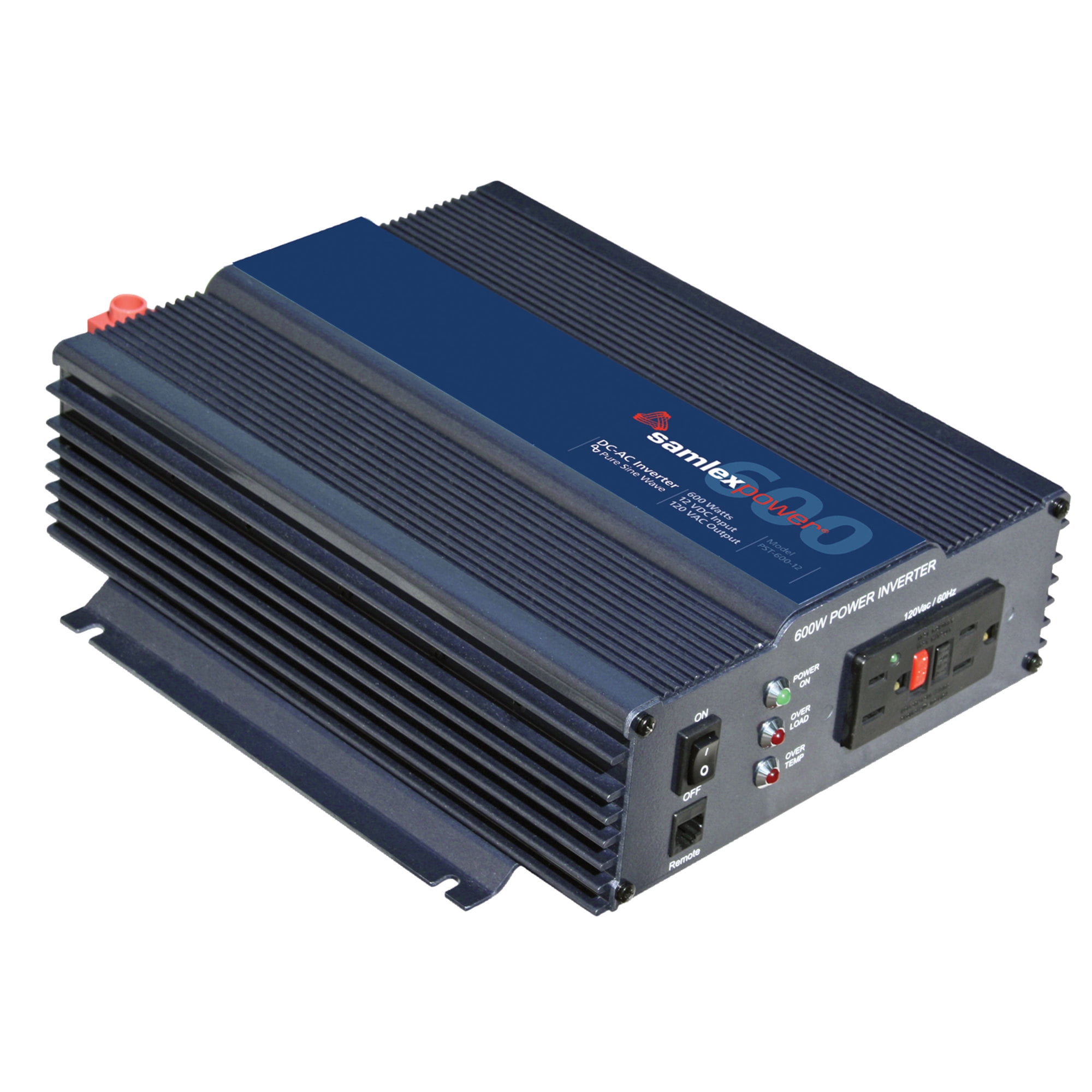 Samlex PST-600-12 PST Series Pure Sine Wave Inverter - 600 Watt ...