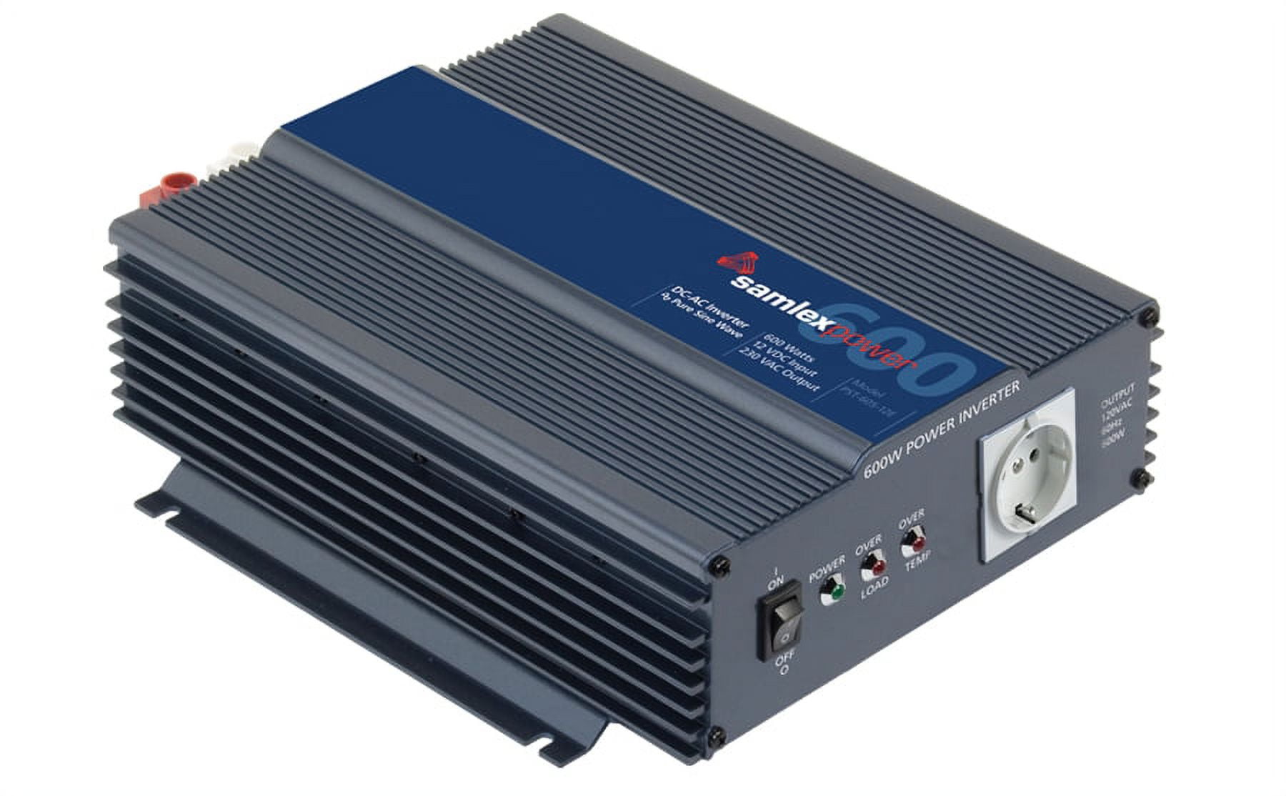 Samlex PST-60S-12E 600 Watt Pure Sine Wave Inverter - 10.7-16.5 VDC ...