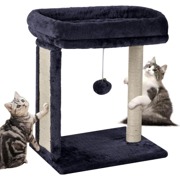 Samll Tree with Board, with Perch for Indoor Cats, Scratcher with 2 ...