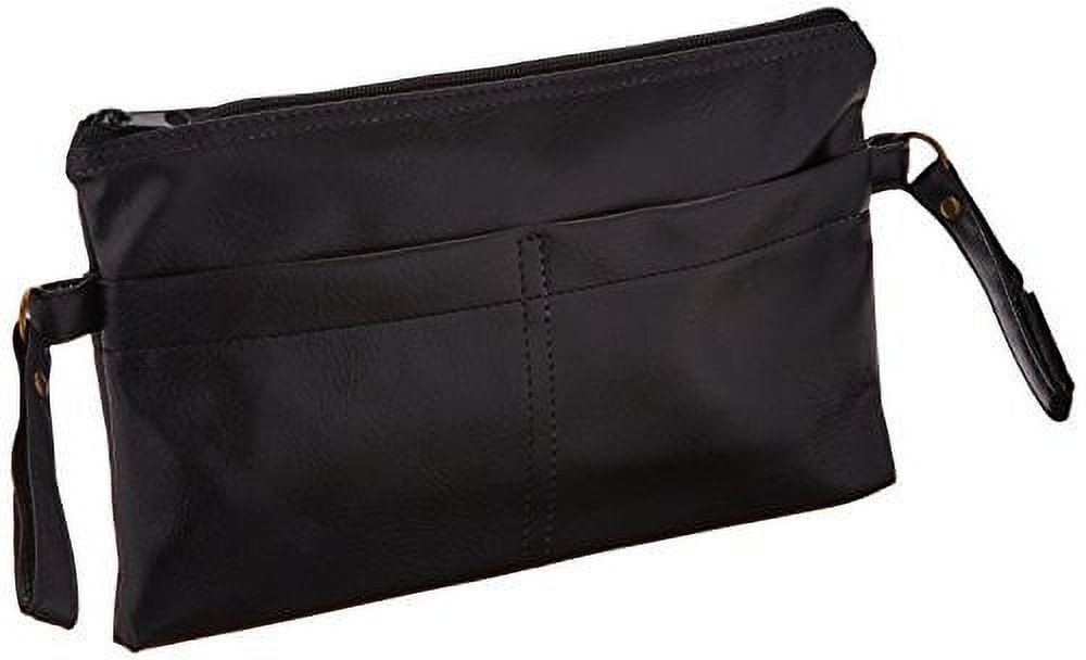 Sammons Preston Black Vinyl Side Pouch for Wheelchairs, Rollators, and ...