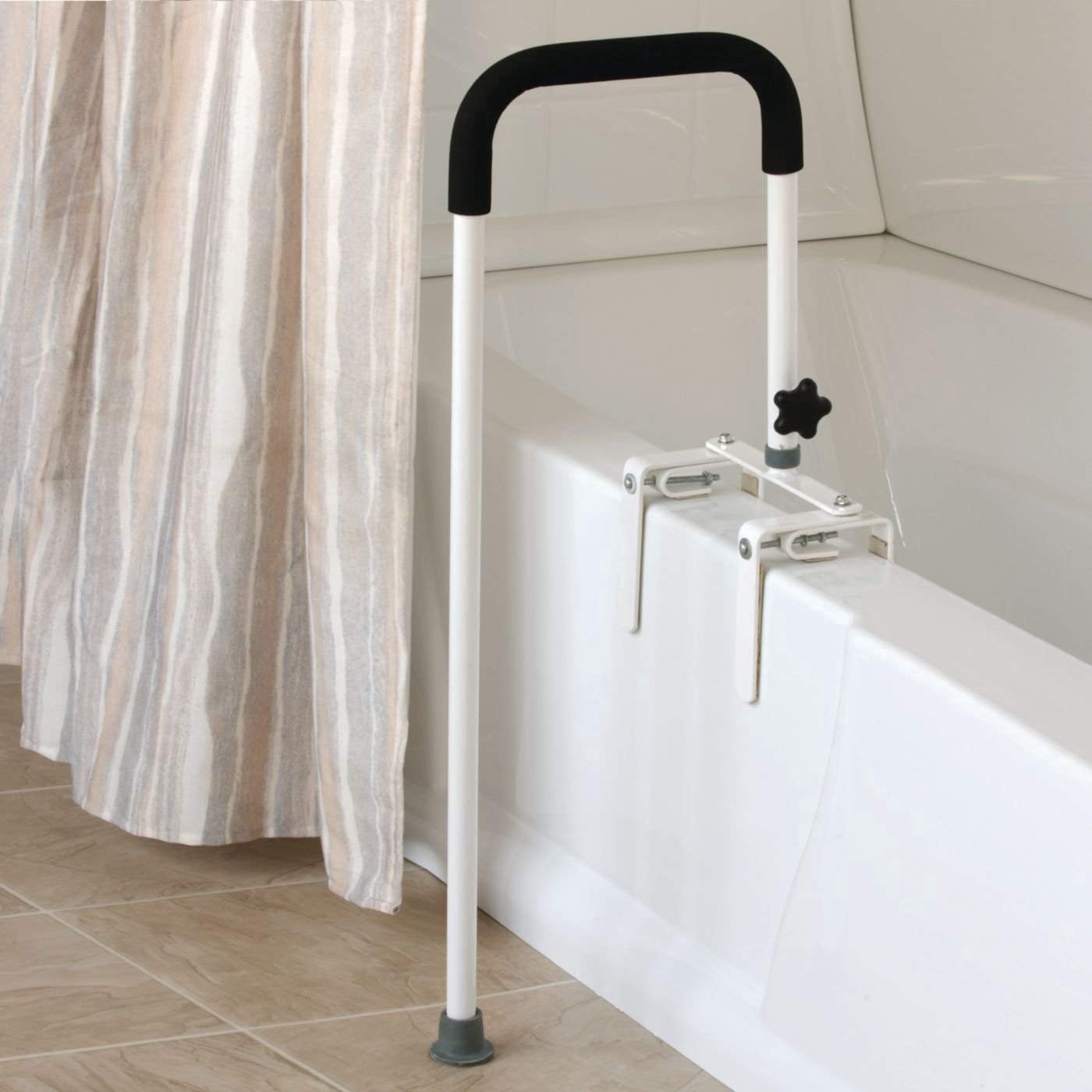 Sammons Preston Floor to Tub Bath Rail, Curved, 1 Pack - Walmart.com