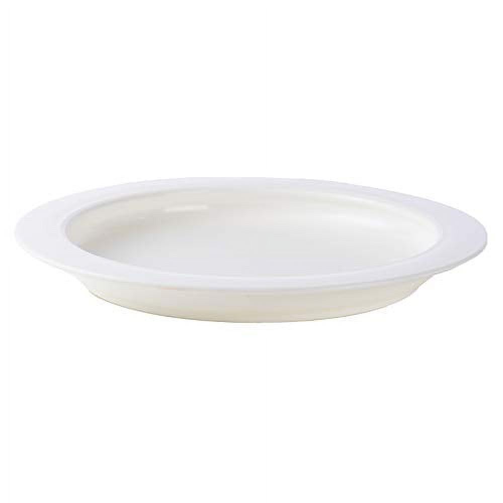 Sammons Preston Plate with Inside Edge, 9" Plate with Food Spill ...