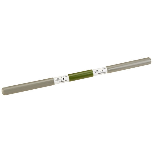Sammons Preston Rehab Weight Bar, 5 Pounds, Dark Green, 1 Pack ...