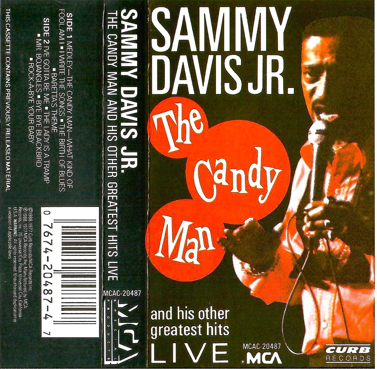 Sammy Davis Jr. - The Candy Man And His Other Greatest Hits Live ...
