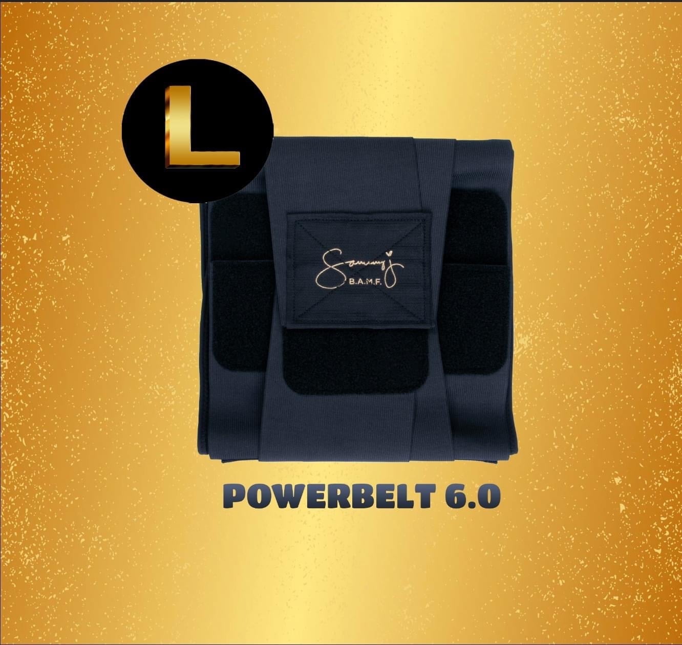 Sammy J Power Belt 6.0 -Large 40 - 47 inches Belly Button-Authentic ...