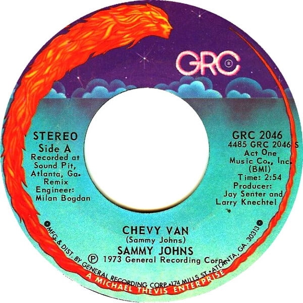 Sammy Johns – Chevy Van / Hang My Head and Moan (7" Vinyl) - Walmart.com