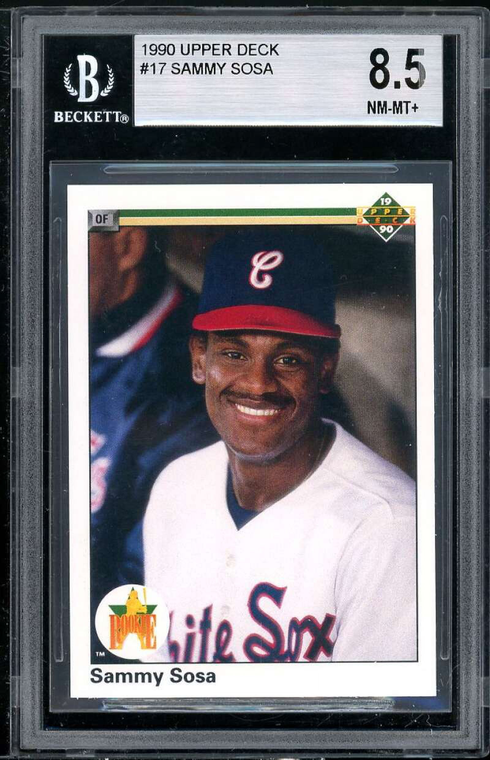 Sammy Sosa Rookie Card 1990 Upper Deck #17 BGS 8.5 (8.5 8.5 8 9 ...