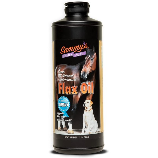Sammy's Healthy Flax Cold Pressed Oil for Dogs, Promoting Skin and Coat ...