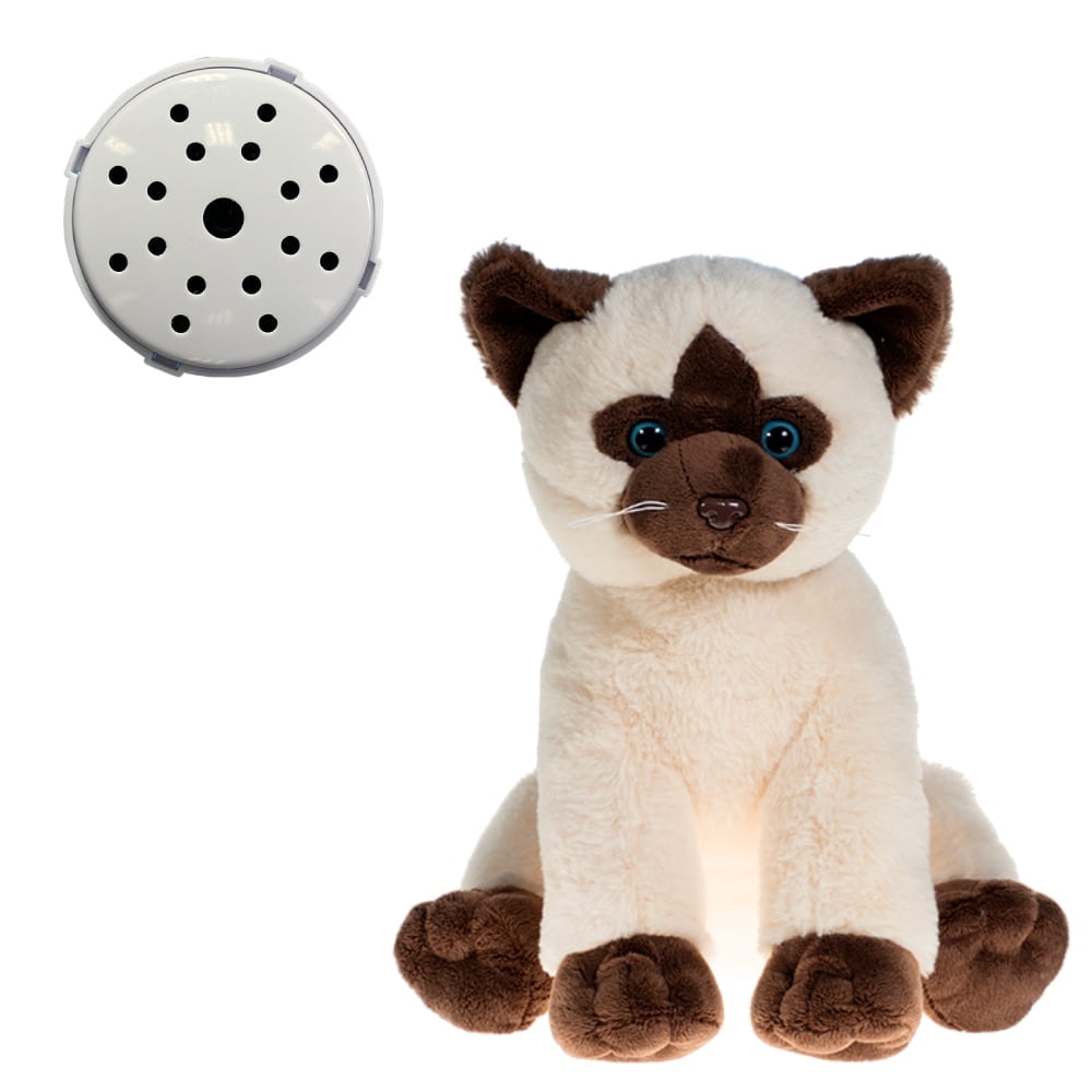 Sammy the Siamese Cat 16 Inch Plush Toy with Recorder - Soft Cuddly ...