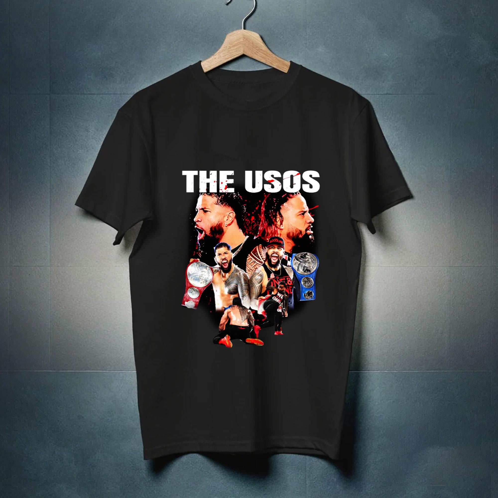 Samoa-Jimmy Uso and Jey Uso The USOS T-shirt All Sizes-TH3124 - Walmart.com