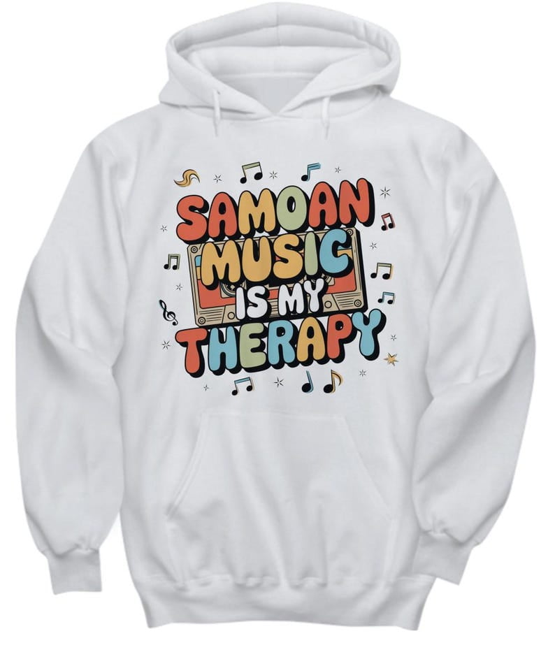 Samoan Hoodie Polynesian Hoodie Samoan Music Retro Design Hoodie