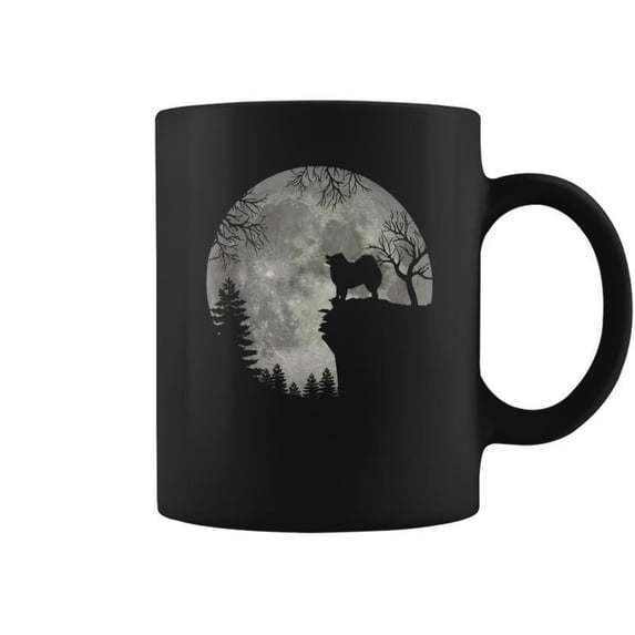 Samoyed And Moon Halloween Coffee Mug - Walmart.com