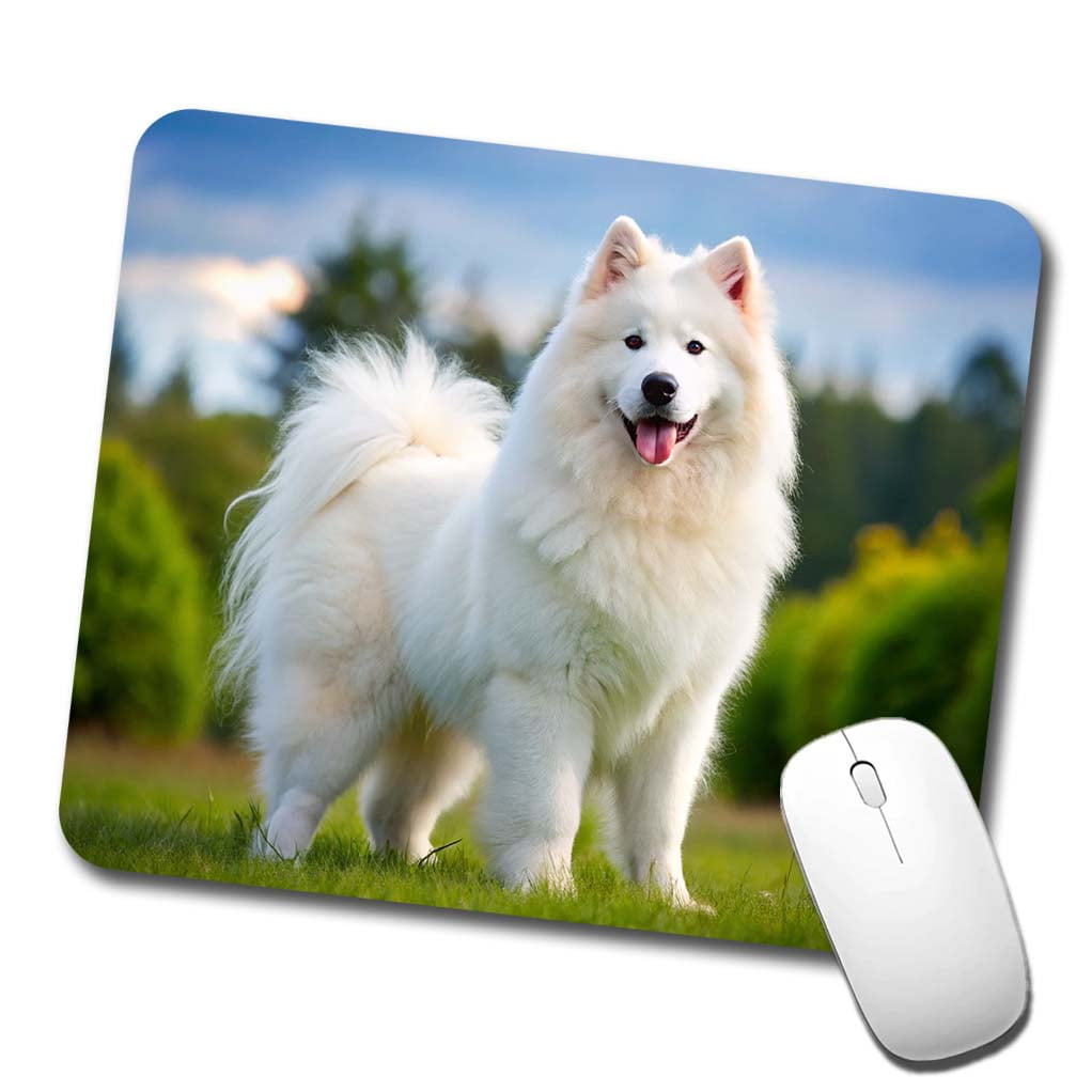 Samoyed Dog Photo Mouse Pad Low Profile Gaming Mat - Walmart.com