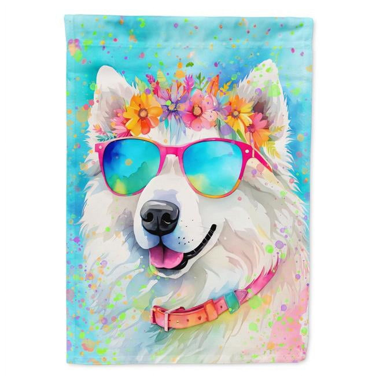 Samoyed Hippie Dawg House Flag 28 in x 40 in - Walmart.com
