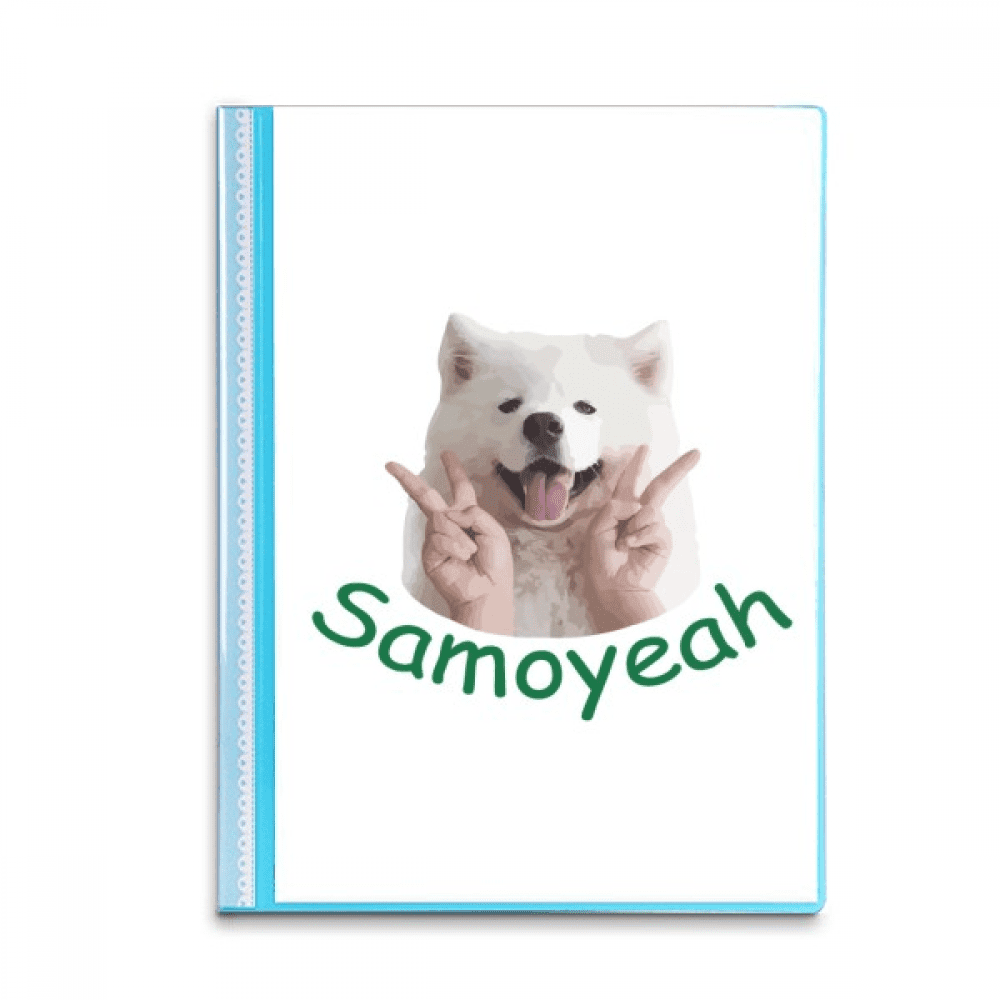 Samoyed Pet Joke Gesture Art Deco Fashion Book Sheet Protectors ...