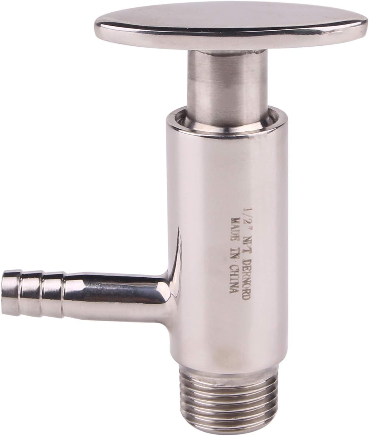 Sample Cook Valve 0.5 Inch NPT Thread Sanitary Fitting Stainless Steel ...