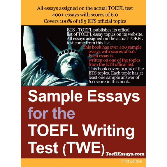 Sample Essays for the TOEFL Writing Test (Twe), (Paperback) - Walmart.com