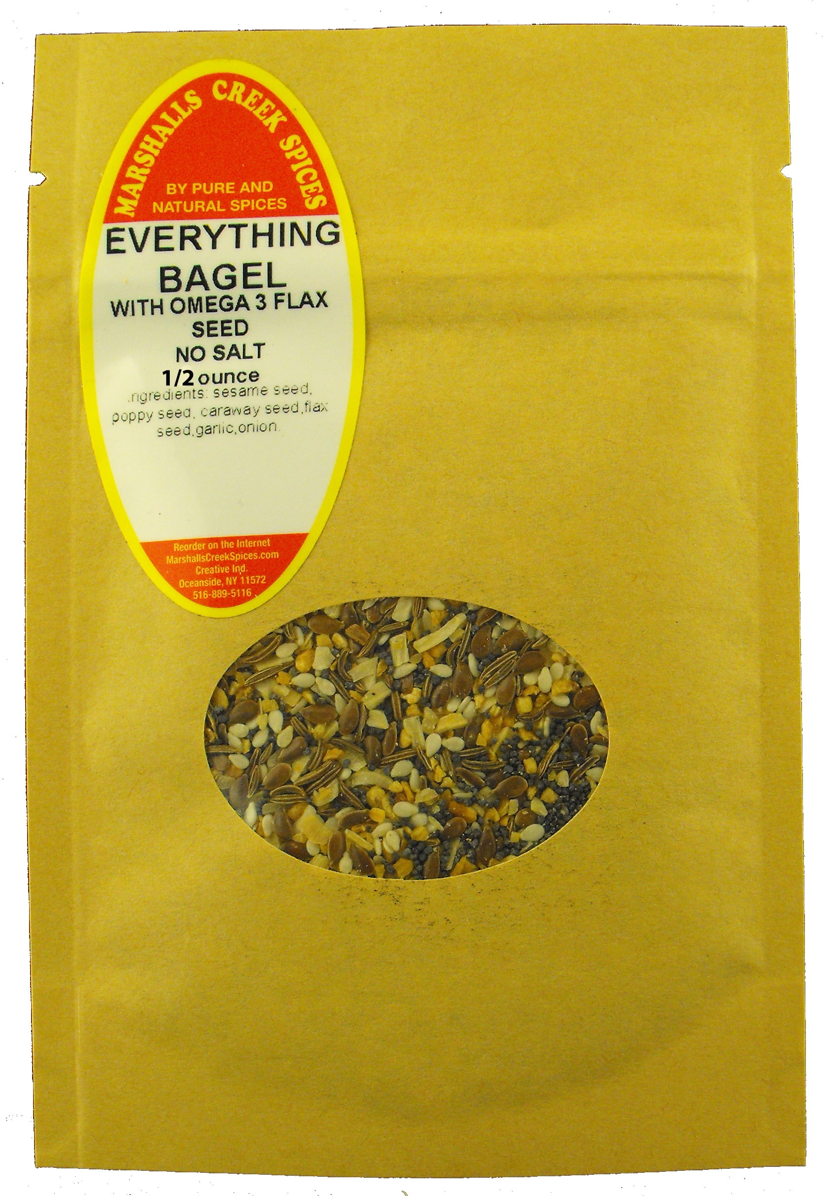 Sample Size, EZ Meal Prep, EVERYTHING BAGEL NO SALT WITH OMEGA 3 FLAX ...