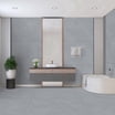 The Tile Life Foundry Concrete 4" x 4" Gris Matte Porcelain Tile Sample ...