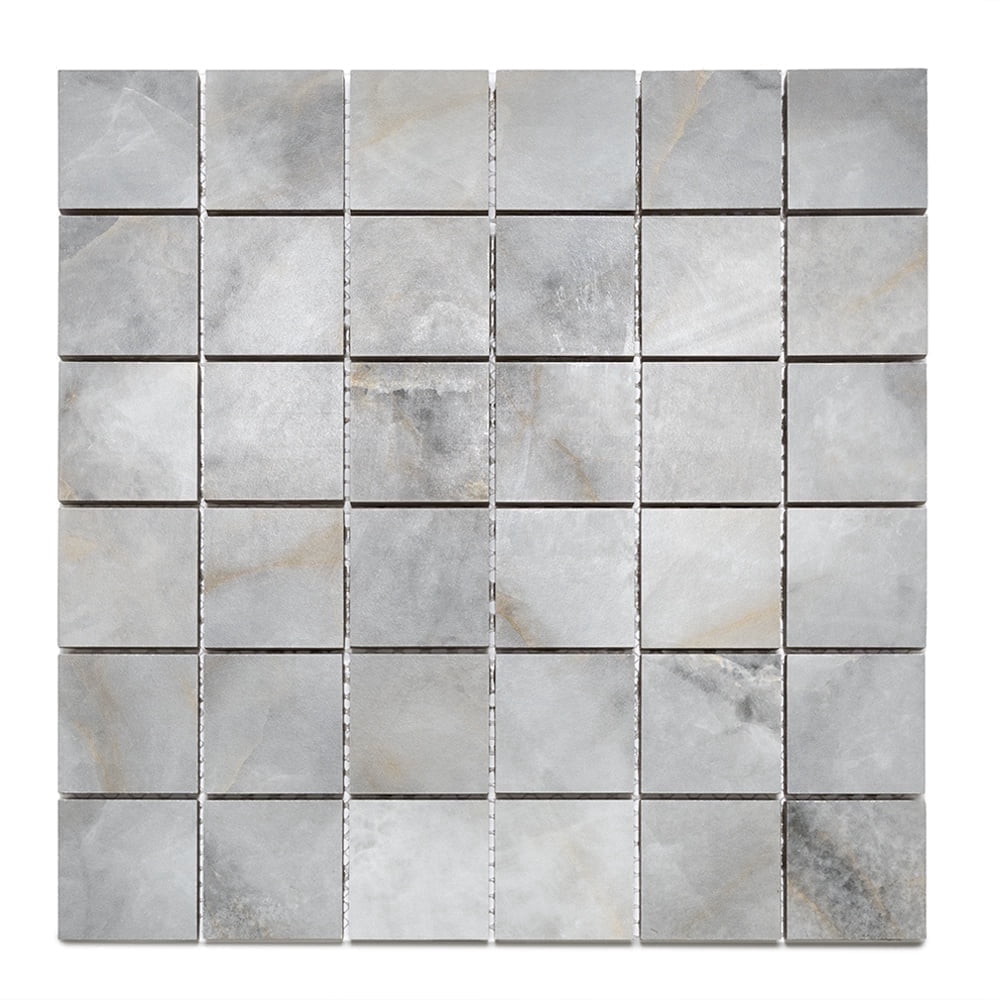 The Tile Life Nova Azul Matte Porcelain Mosaic Floor & Wall Tile, 4 x 4 ...