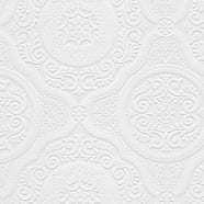 Chesapeake Patsy Blue Floral Prepasted Non Woven Blend Wallpaper, 20.5 ...