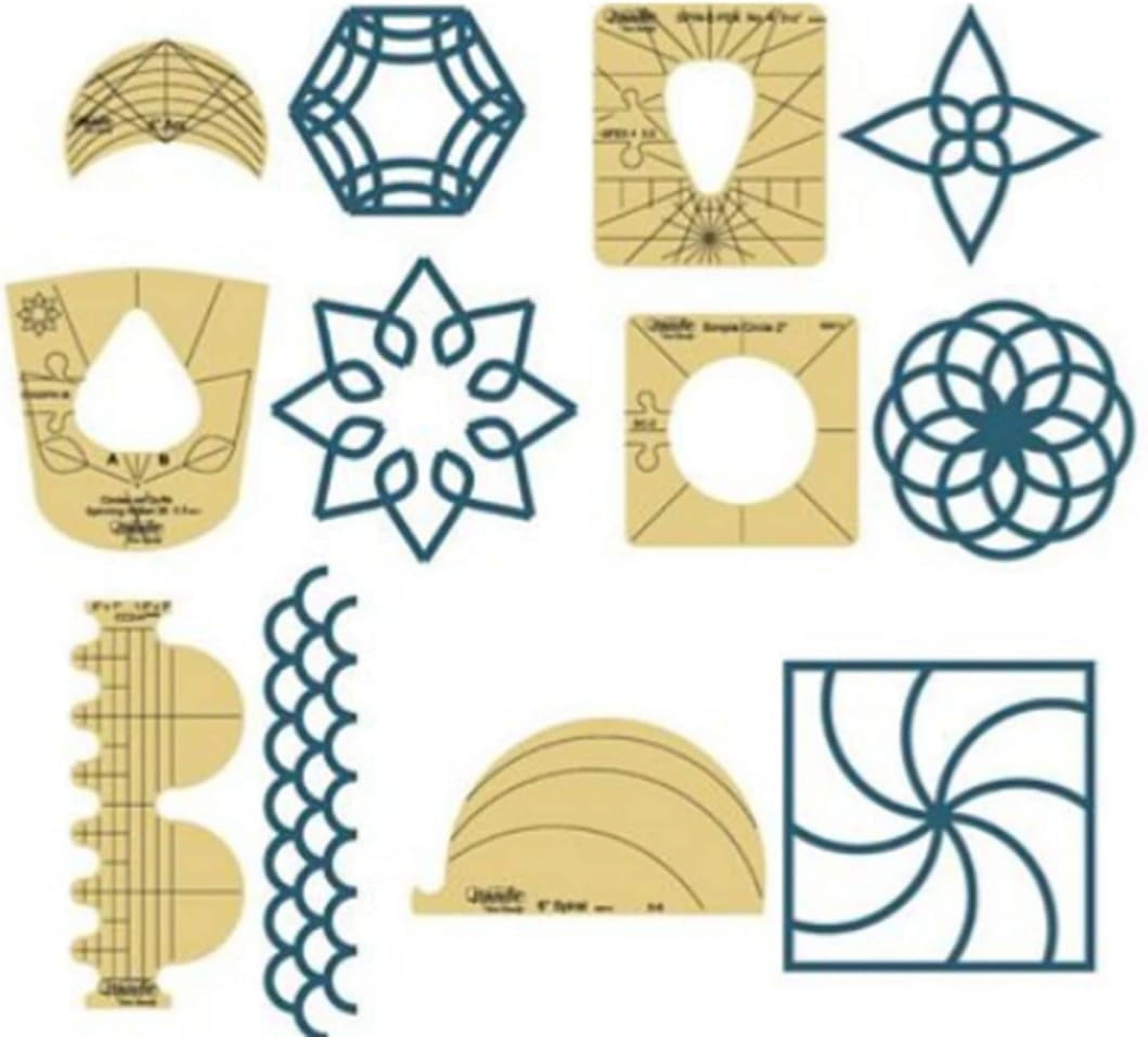 Sampler Template Set 1 Low Shank 3mm Template - Walmart.com