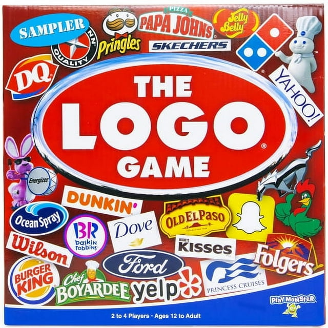 Sampler the Logo Game for Adults - Board Game, 2-4 Players - Walmart.com