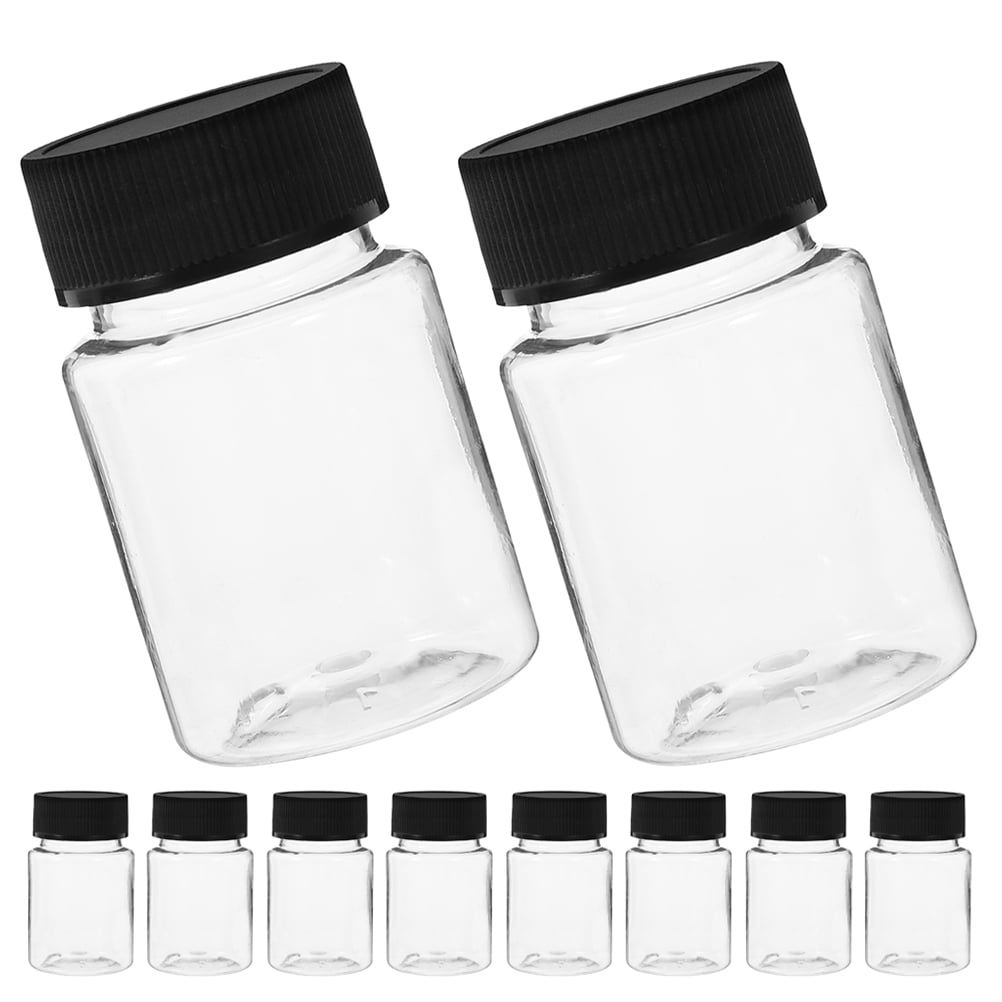Black PET Sampling Bottles with Secure Seal Cap for Laboratory 30ml ...