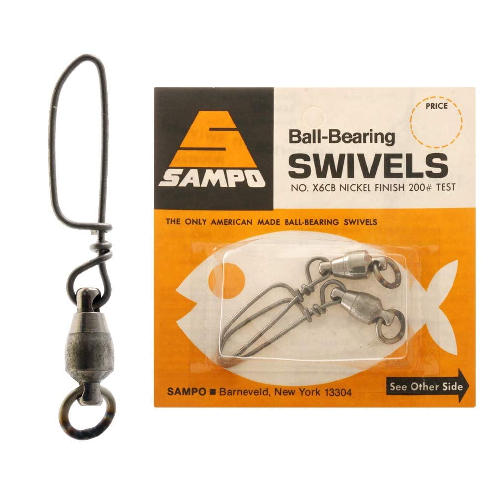 Sampo Ball Bearing Swivel with Coastlock Snap - Walmart.com