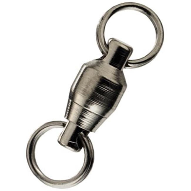 Sampo Ball Bearing Swivels with Split Rings - 50 lb - Silver - Walmart.com