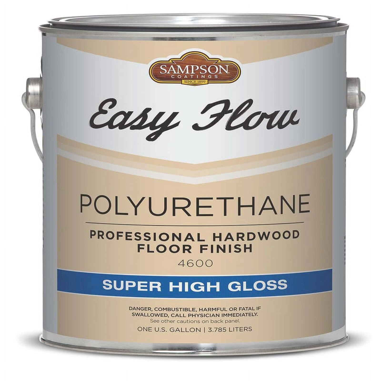 Sampson Easy Flow Super High-Gloss Clear Hardwood Floor Finish 1 gal ...