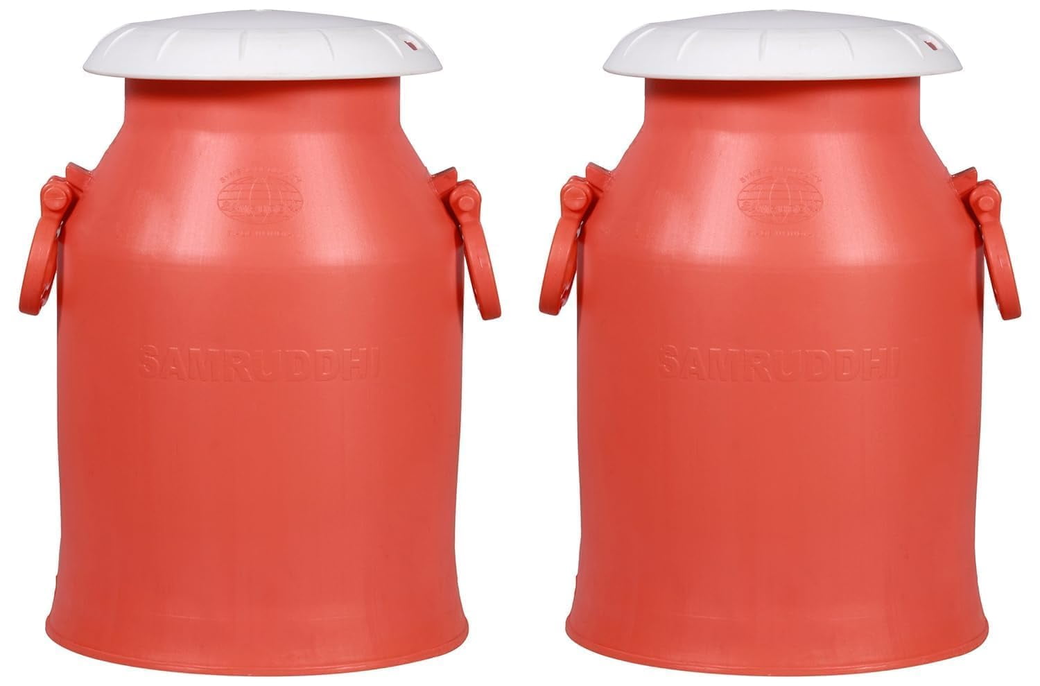 Samruddhi Plastic Milk Can 20 Liters Capacity Set of 2 Durable BPAFree ...