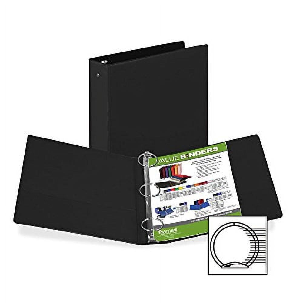 Samsill 2 Inch Value Document Storage 3 Ring Binder, Round Ring, 11 x 8 ...
