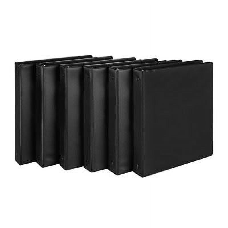 Samsill - I01500 - Value Binder 1.5" Black 6 Pack - Walmart.com