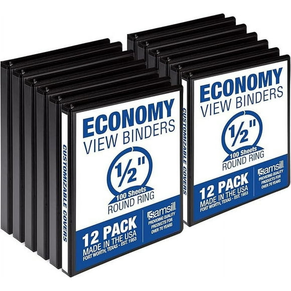 0.5 Inch Binders in Binder by Ring Size - Walmart.com
