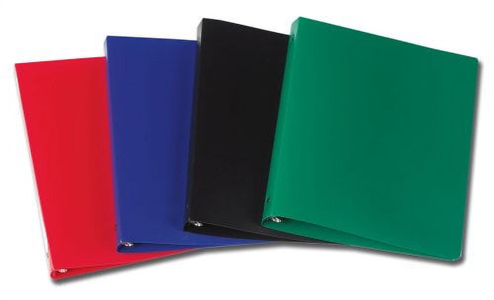 Samsill Poly Binders, 1 Inch, 28 Gauge, HD, Assorted Colors, 1 Count ...
