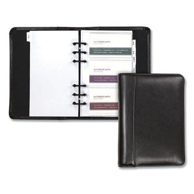 Regal Leather Business Card Binder, Holds 120 2 x 3.5 Cards, 5.75 x 7. ...