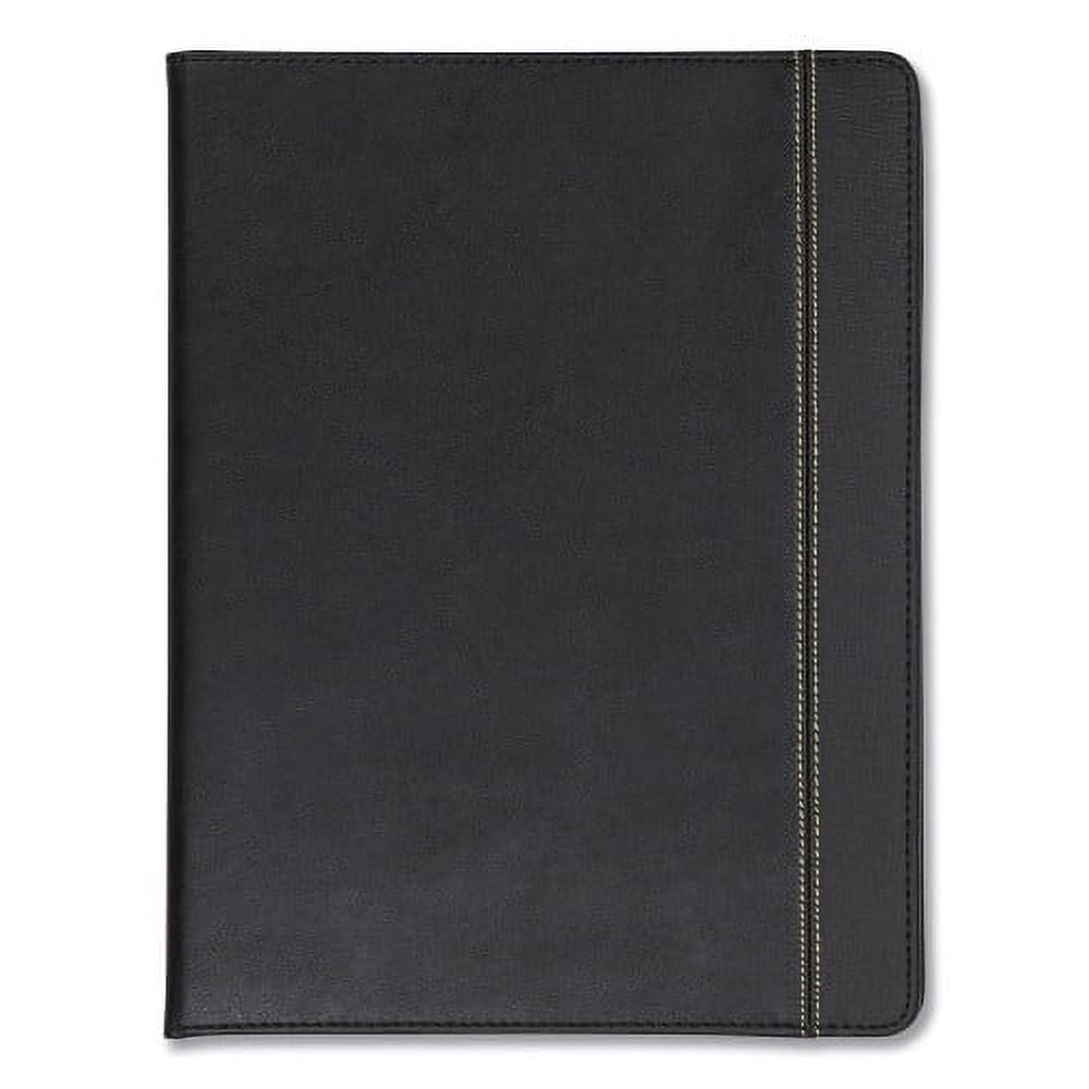 Samsill Slimline Padfolio, Leather-Look/Faux Reptile Trim, Writing Pad ...