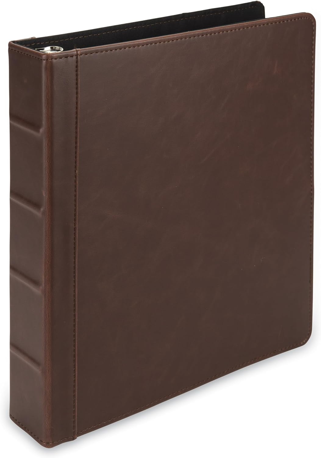Samsill Vintage Hardback 3 Ring Leather Binder, Professional Binder ...