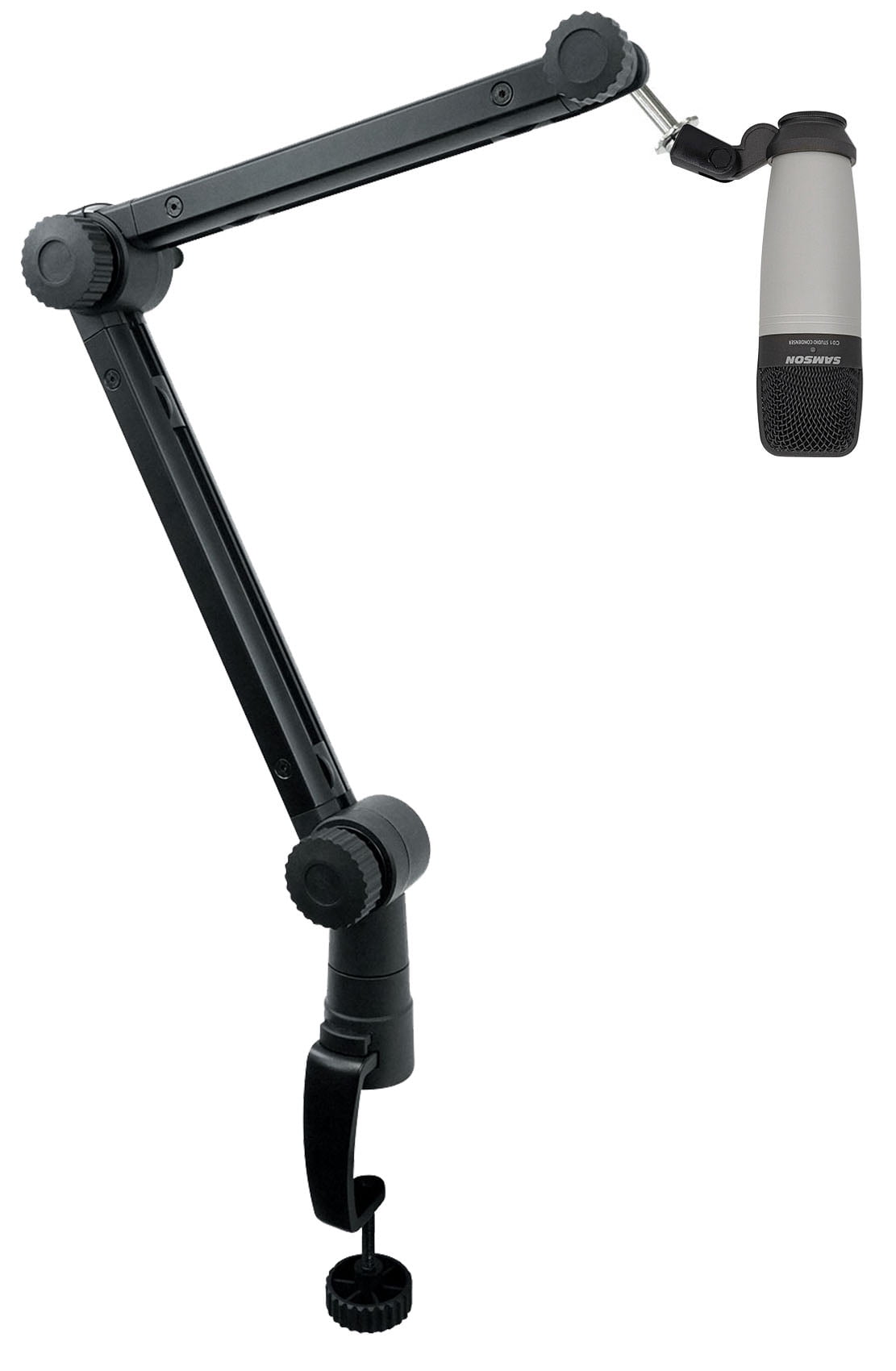 Samson C01 Studio Condenser Recording Microphone+Pro Mic Boom Arm Stand ...