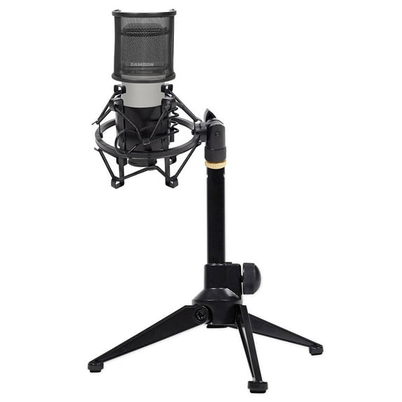 Samson C01 Studio Condenser Recording Microphone+Shock Mount+Pop Filter ...