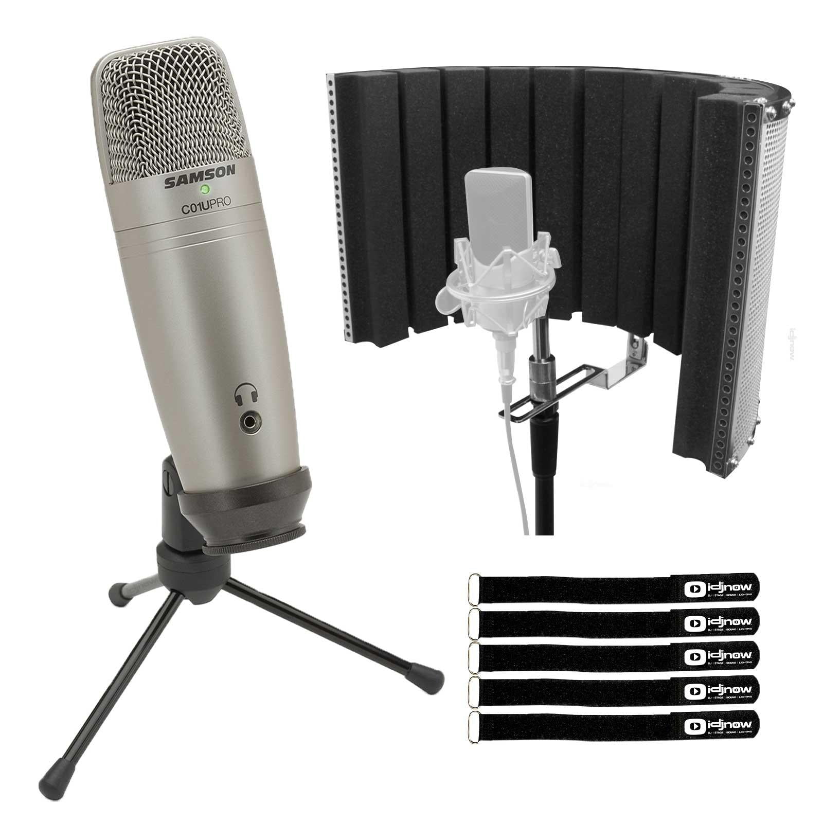 Samson C01U Pro Condenser Microphone with Microphone Isolation Shield ...